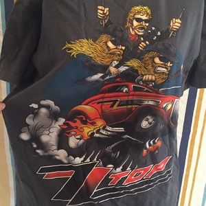 ZZ Top | Shirts | Vintage Zz Top Tour Dates Band Shirt | Poshmark